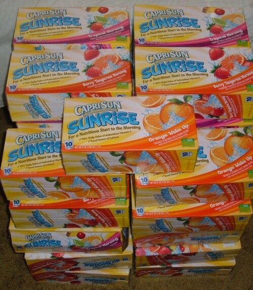 35 Caprisun Sunrise 10 Pack Drinks For $0.98 | Penny Experiment